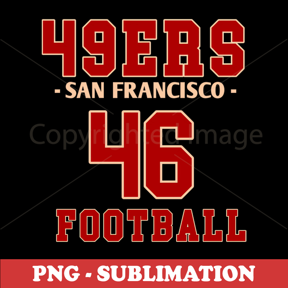 49ers Football Logo - Vintage 1946 Design - Digital Download | Inspire ...