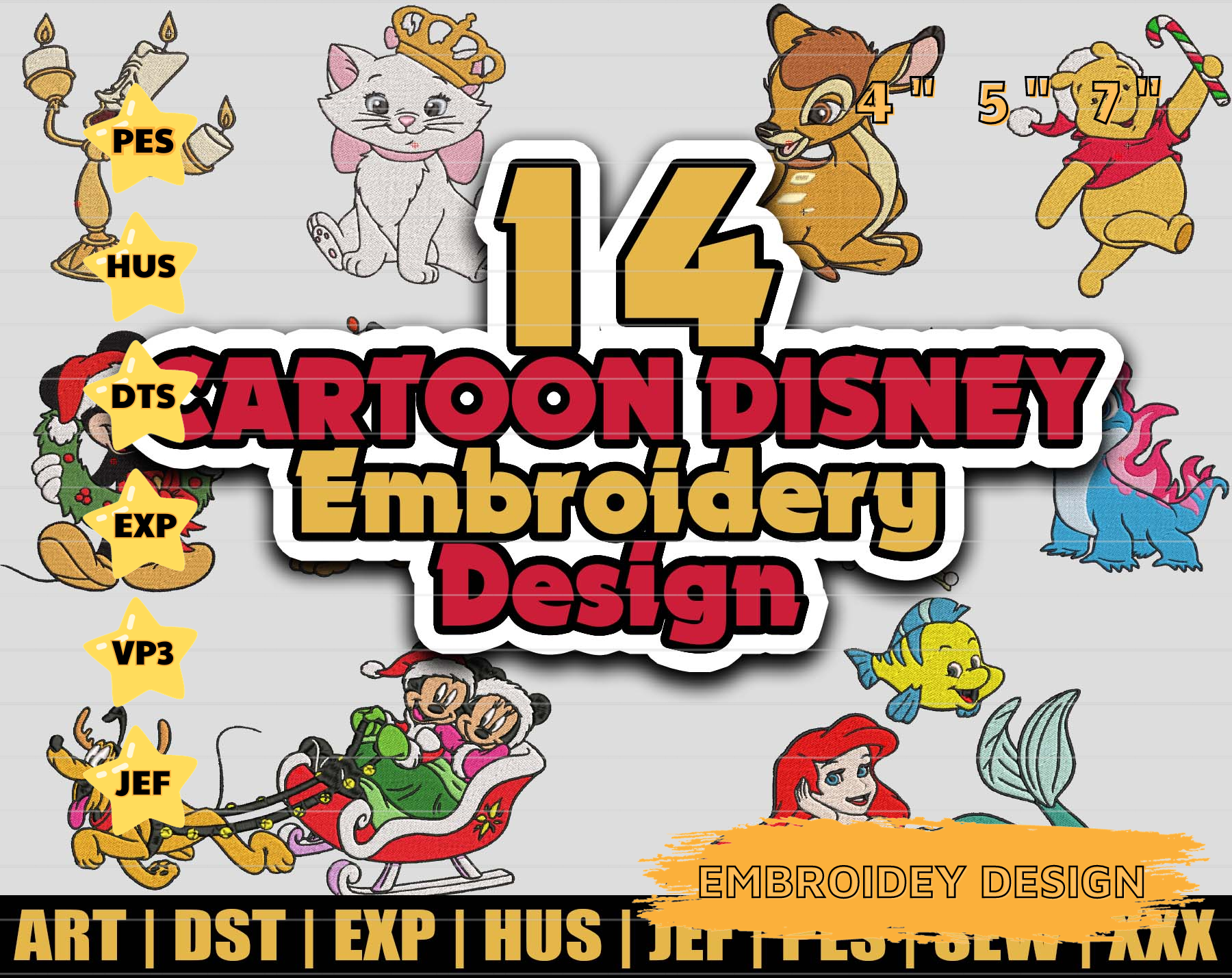 Cartoon Machine Embroidery Designs, Embroidery Designs, Embr | Inspire ...