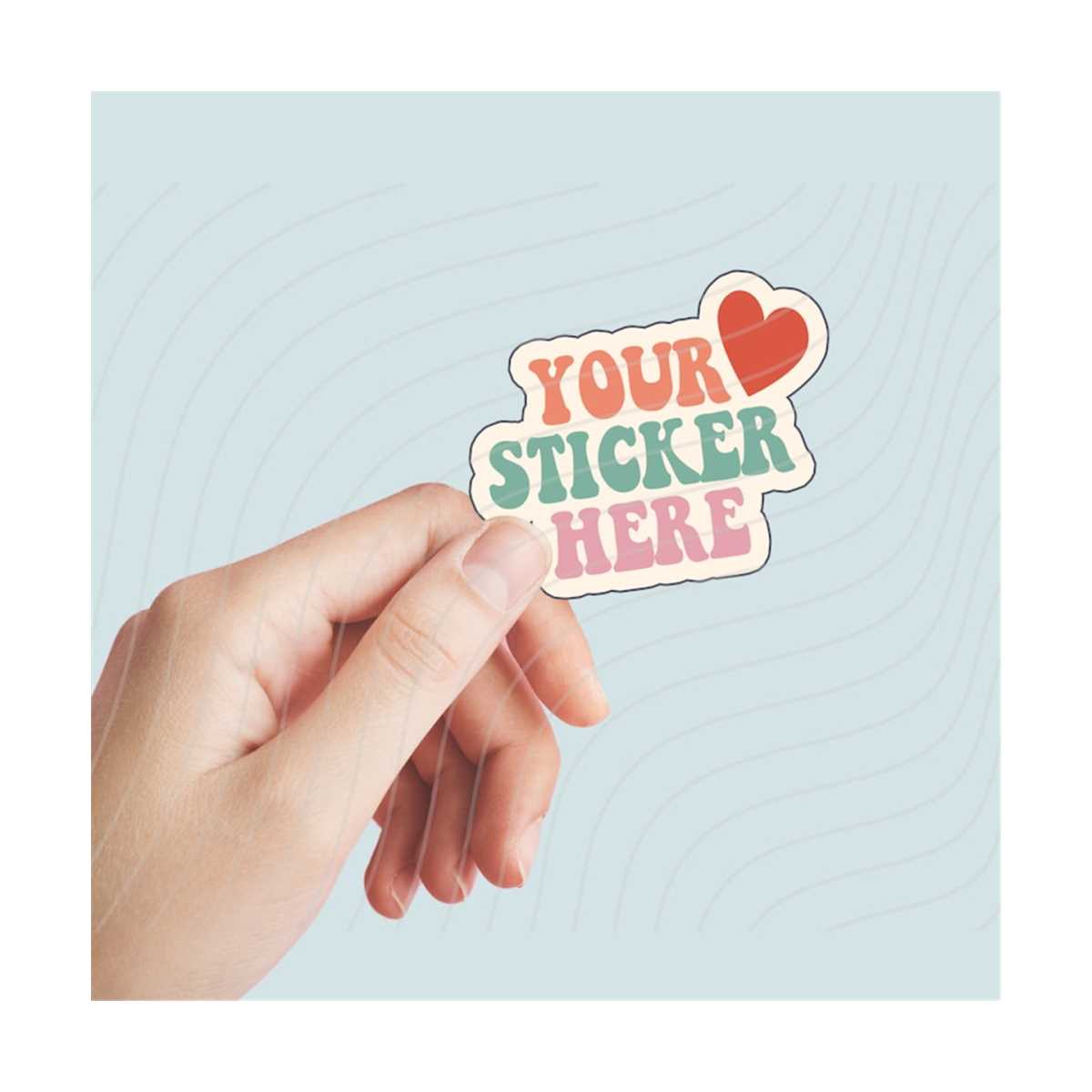 Sticker Mockup Psd, Photoshop Mockup, Sticker Png Mockup, Ha | Inspire