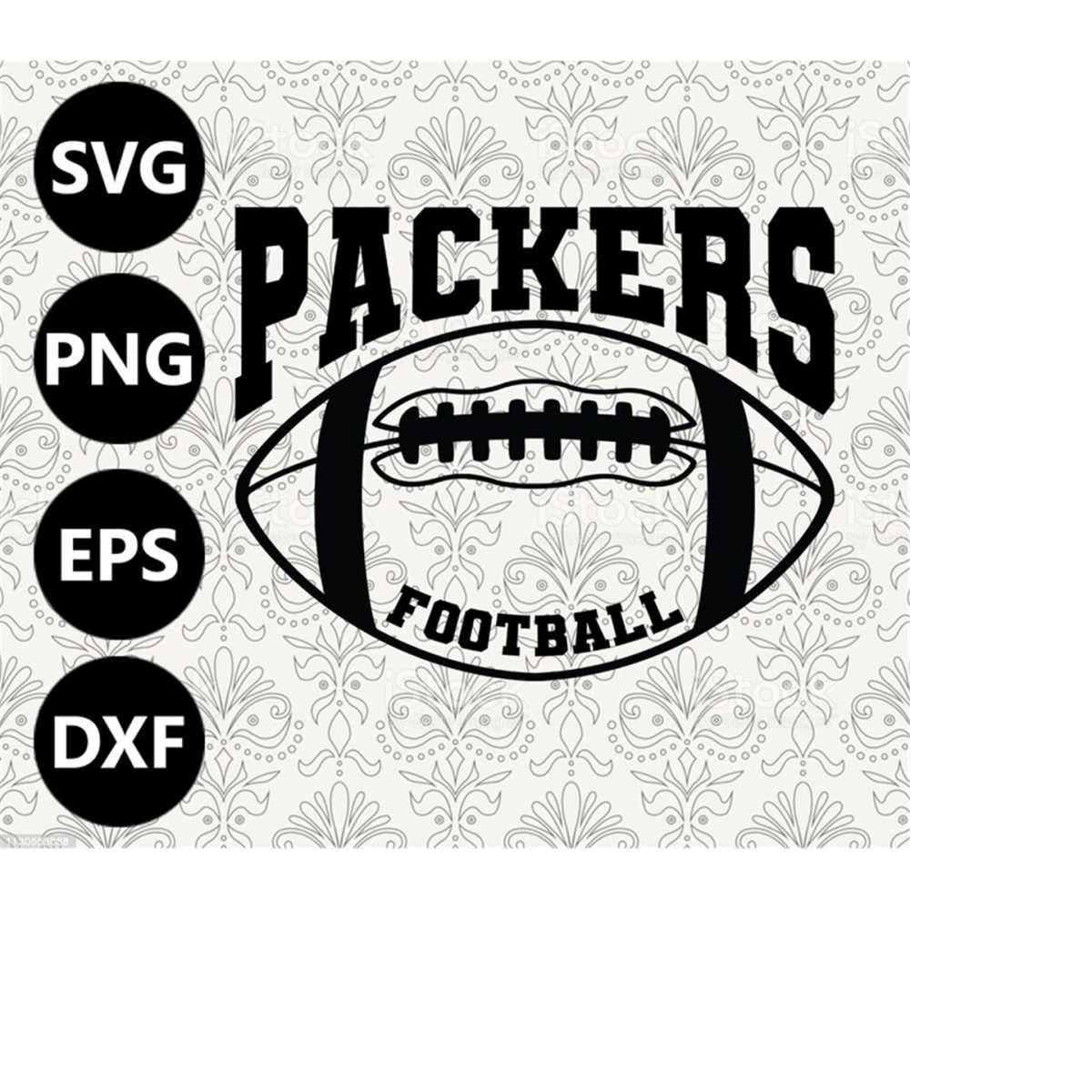 Packers Football Silhouette Team Clipart vector svg file for | Inspire ...