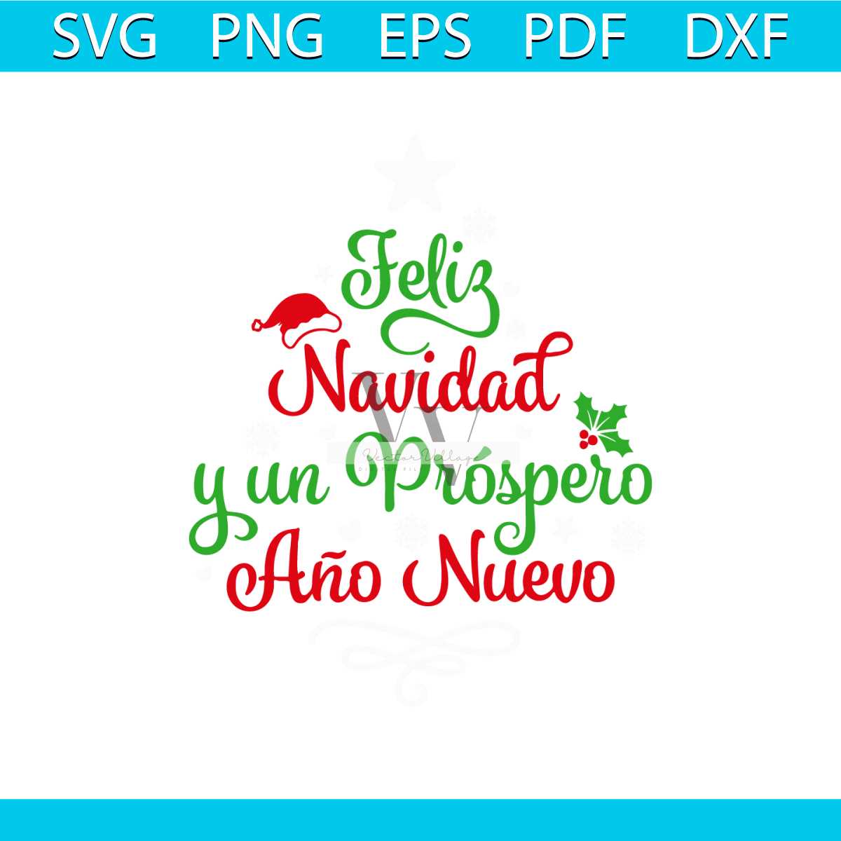 Spanish Christmas SVG, Feliz Navidad svg, Spanish SVG Cut an | Inspire ...