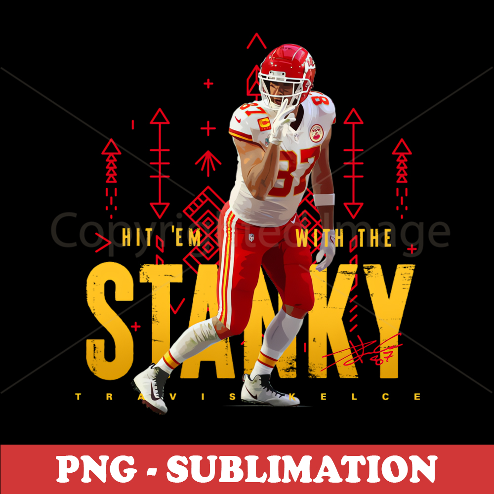 Travis Kelce Stanky Leg - Limited Edition Sublimation PNG Di | Inspire ...