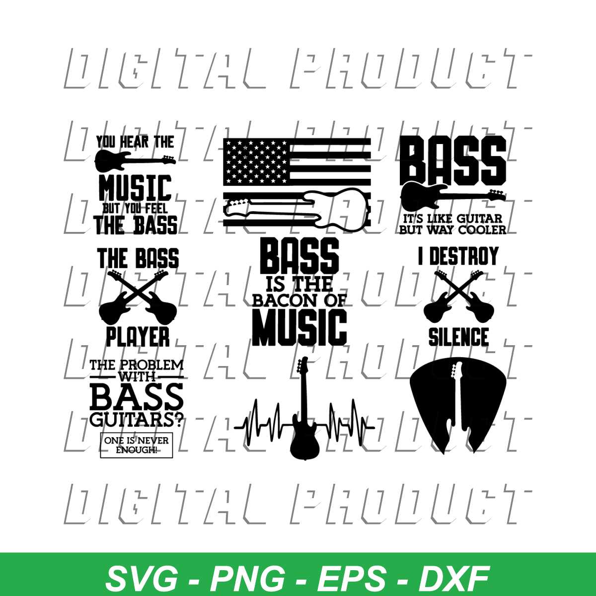 bass guitar svg bass guitar png bassist svg png bass guitar | Inspire ...