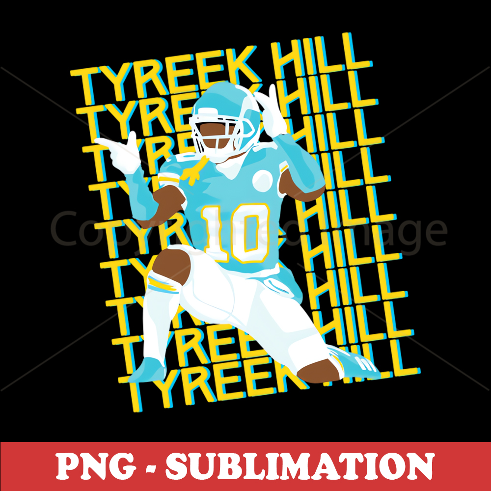 Tyreek Hill PNG Digital Download File - High-Quality Sublima - Inspire ...