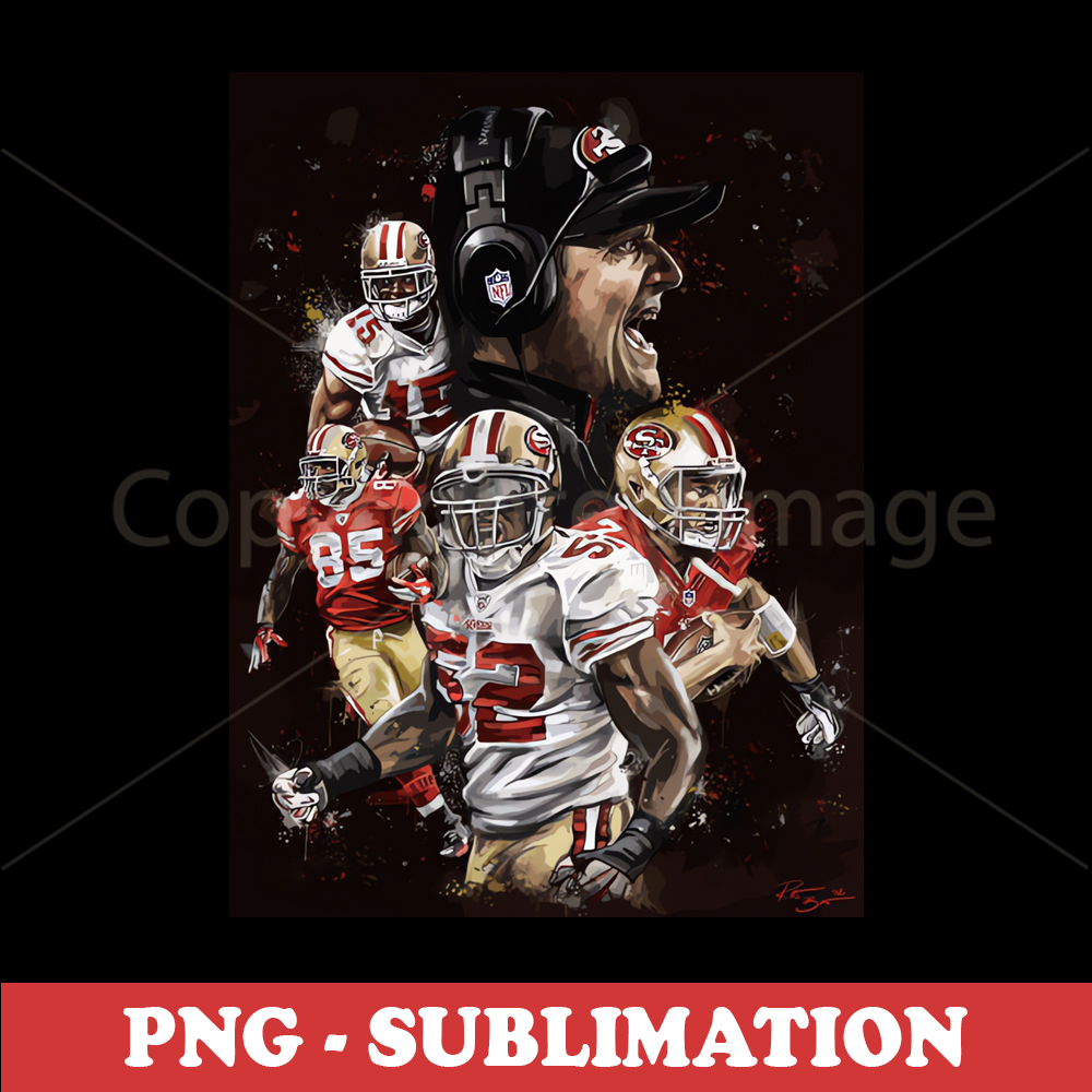 San Francisco 49ers - PNG Transparent Digital Download - Sub - Inspire ...