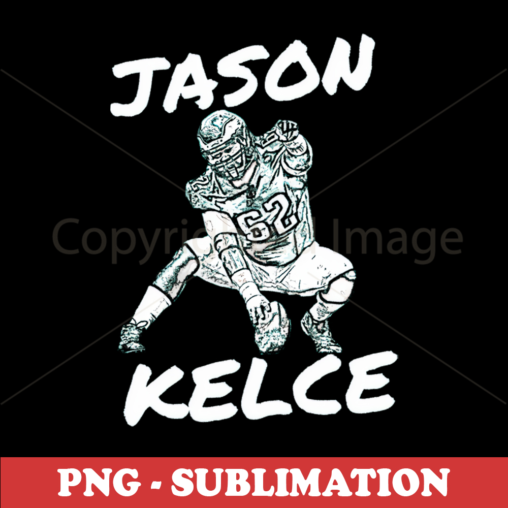 Jason Kelce Player Highlight - PNG Transparent Digital Downl | Inspire ...