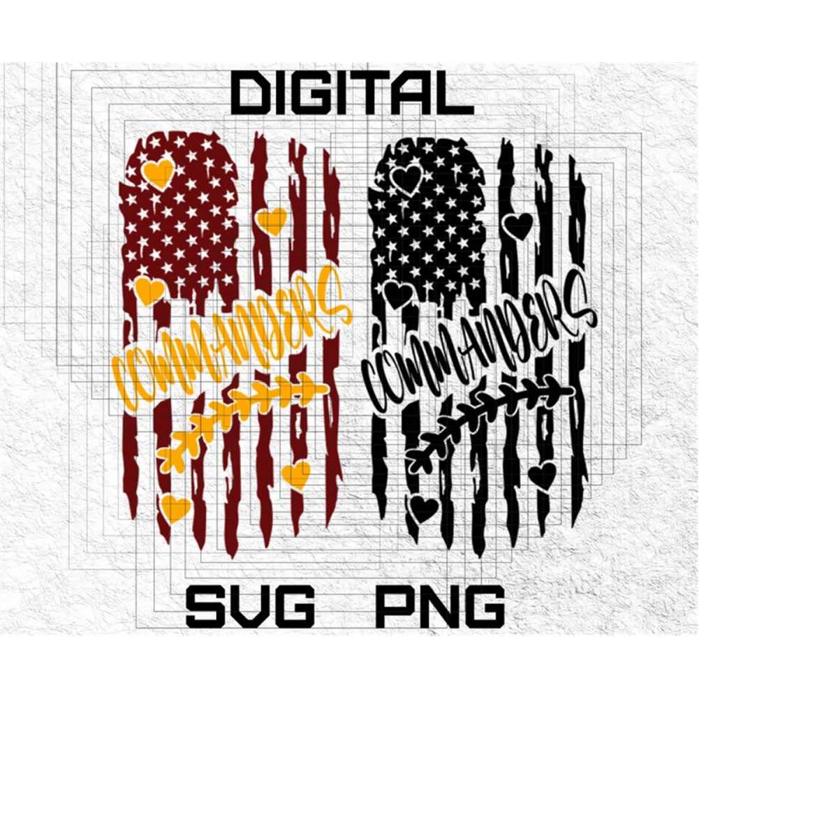 Commanders Football Svg | Inspire Uplift