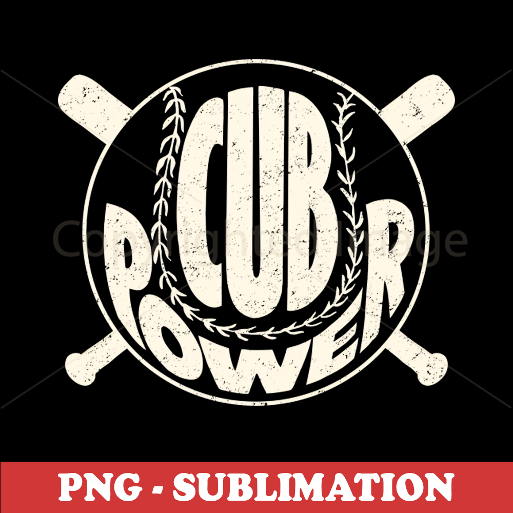 Chicago Cubs Sublimation File - Cub Power - High-Quality Dig - Inspire ...