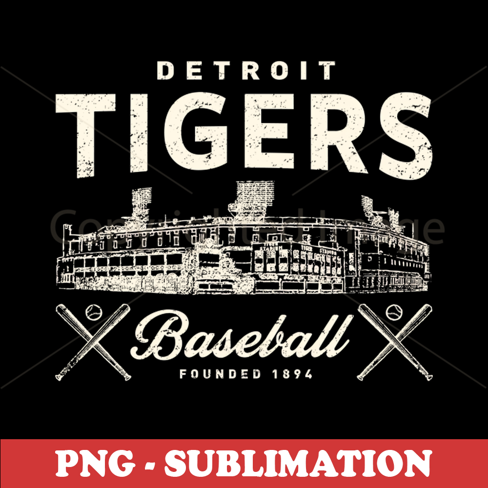 Detroit Tigers Stadium Sublimation PNG - High-Quality Digita - Inspire Uplift