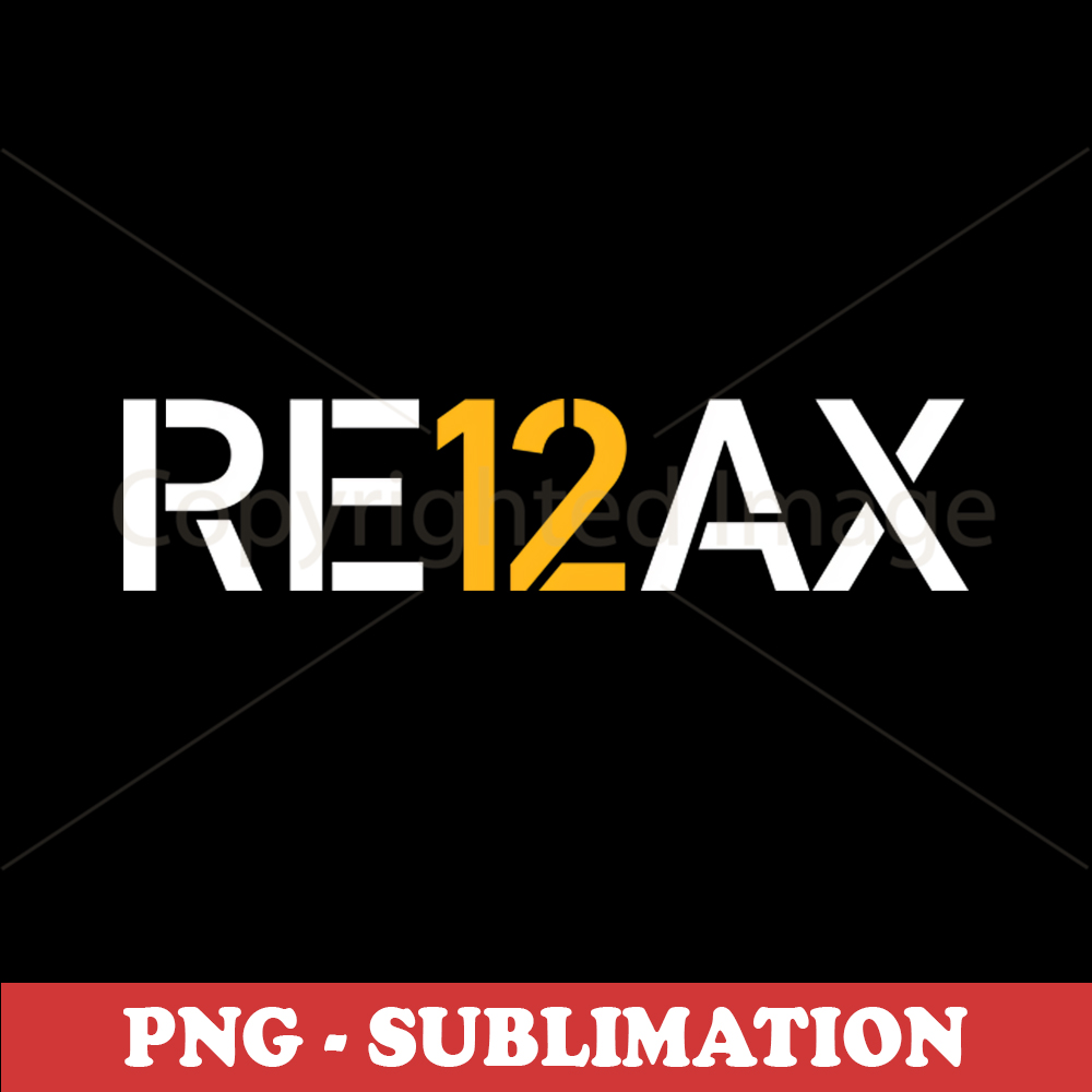 Relax - Football Sublimation Design - Instant Download for S - Inspire ...