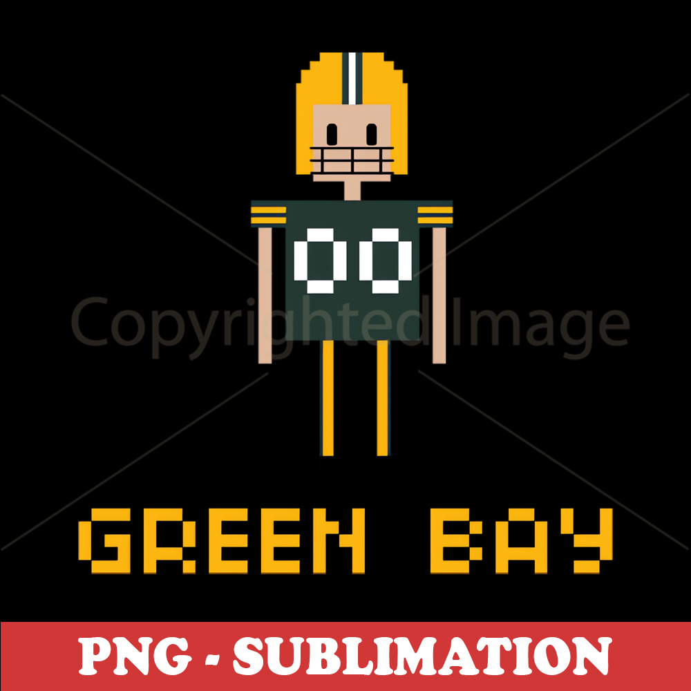 Green Bay Packers - Retro 8-bit - Get the Ultimate Fan Subli | Inspire ...