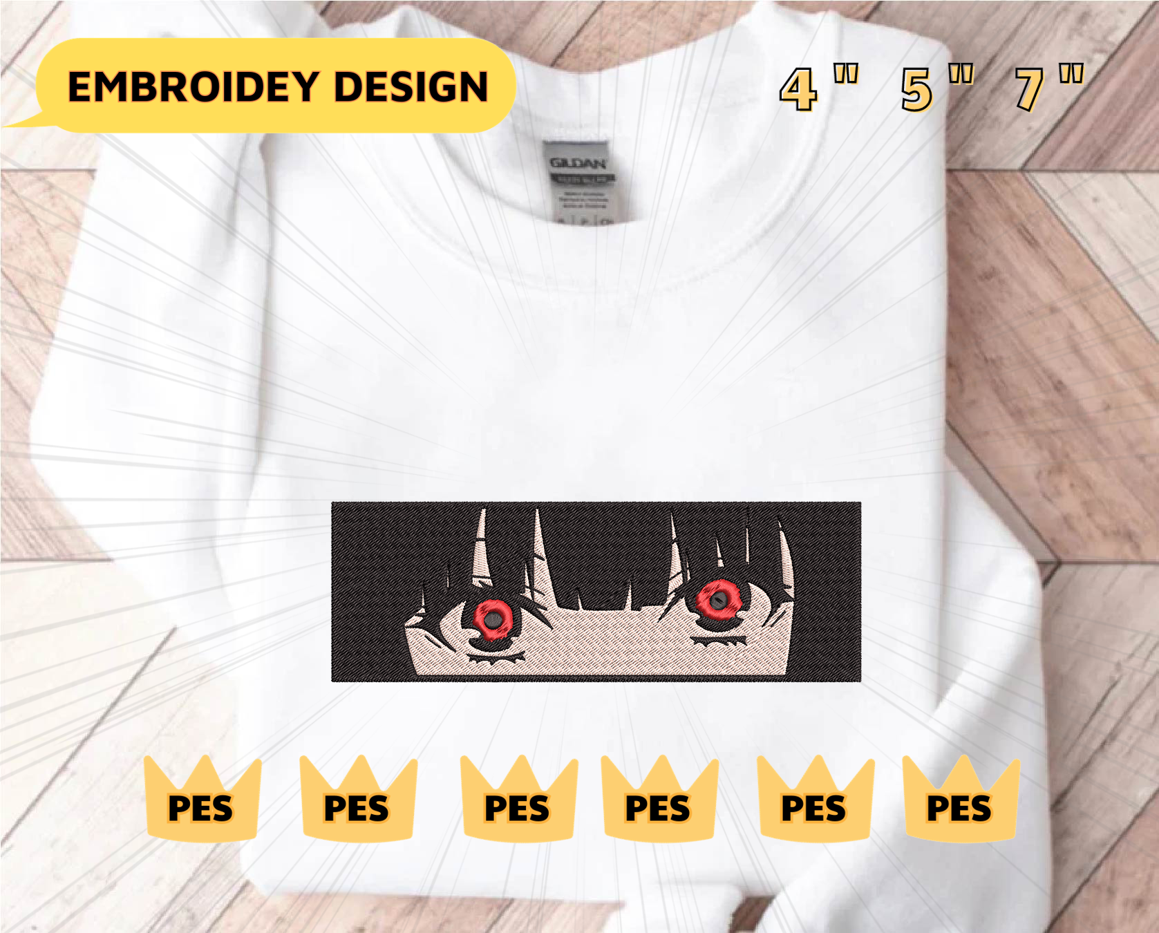 Anime Inspired Embroidery Designs, Machine Embroidery Design - Inspire ...