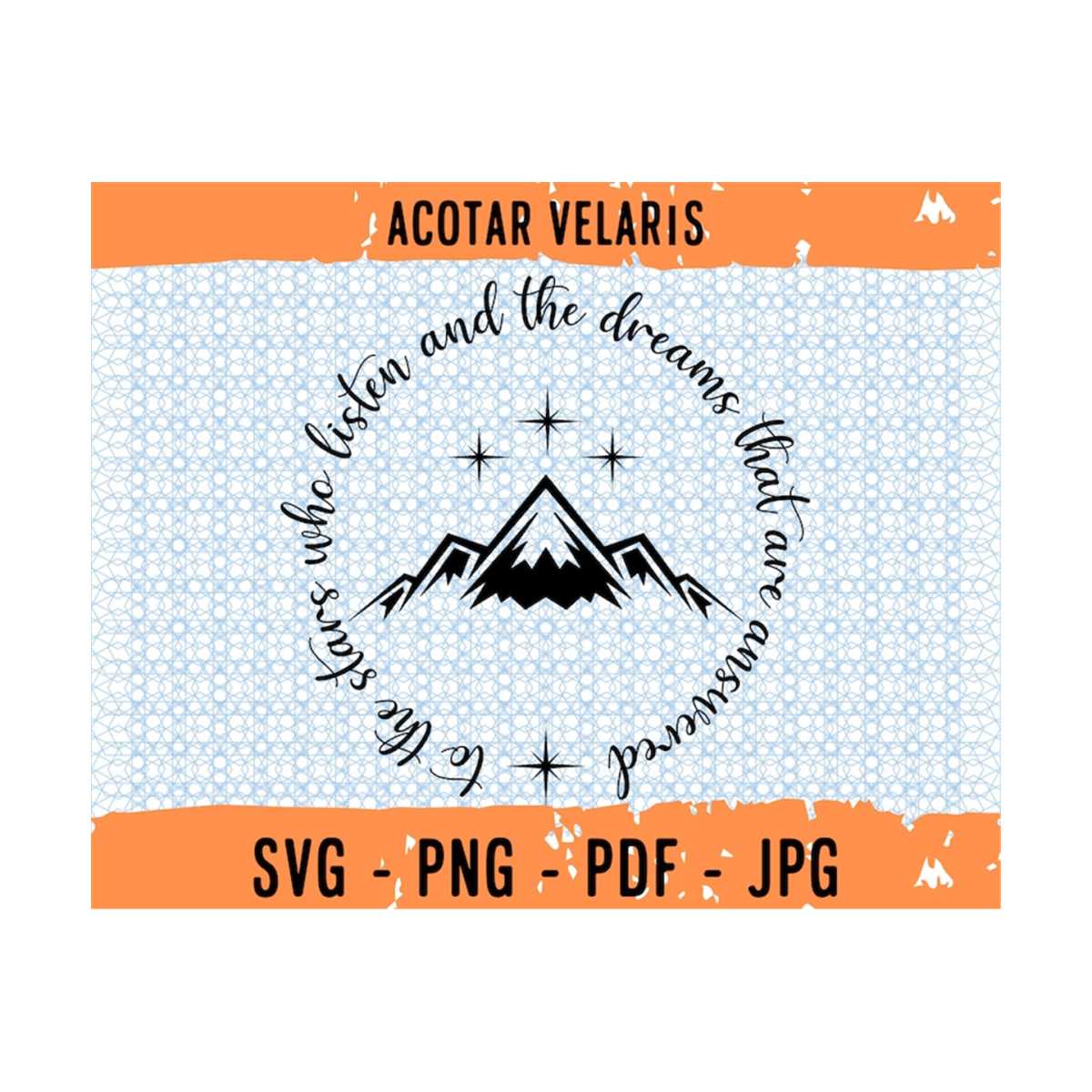 Acotar Velaris svg, Sarah J Maas Svg, Acotar Velaris png, Ac | Inspire ...