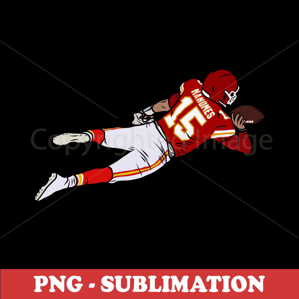 Patrick Mahomes Sideways Throw - High-Definition Sublimation | Inspire ...