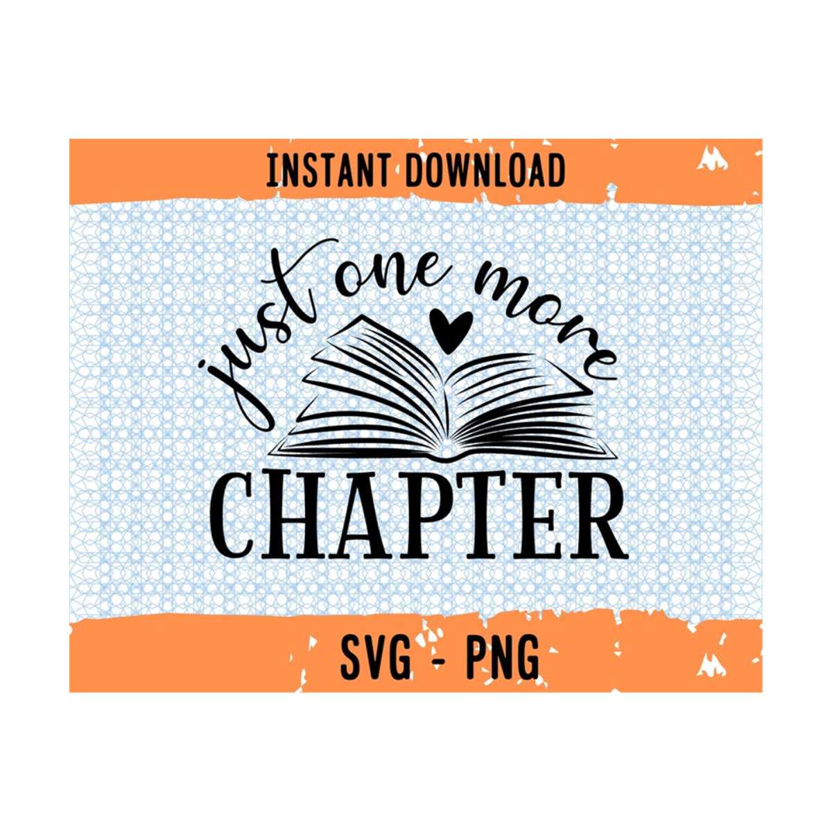 Just One More Chapter svg, Bookish Svg, Bookish Png, Bookish | Inspire ...