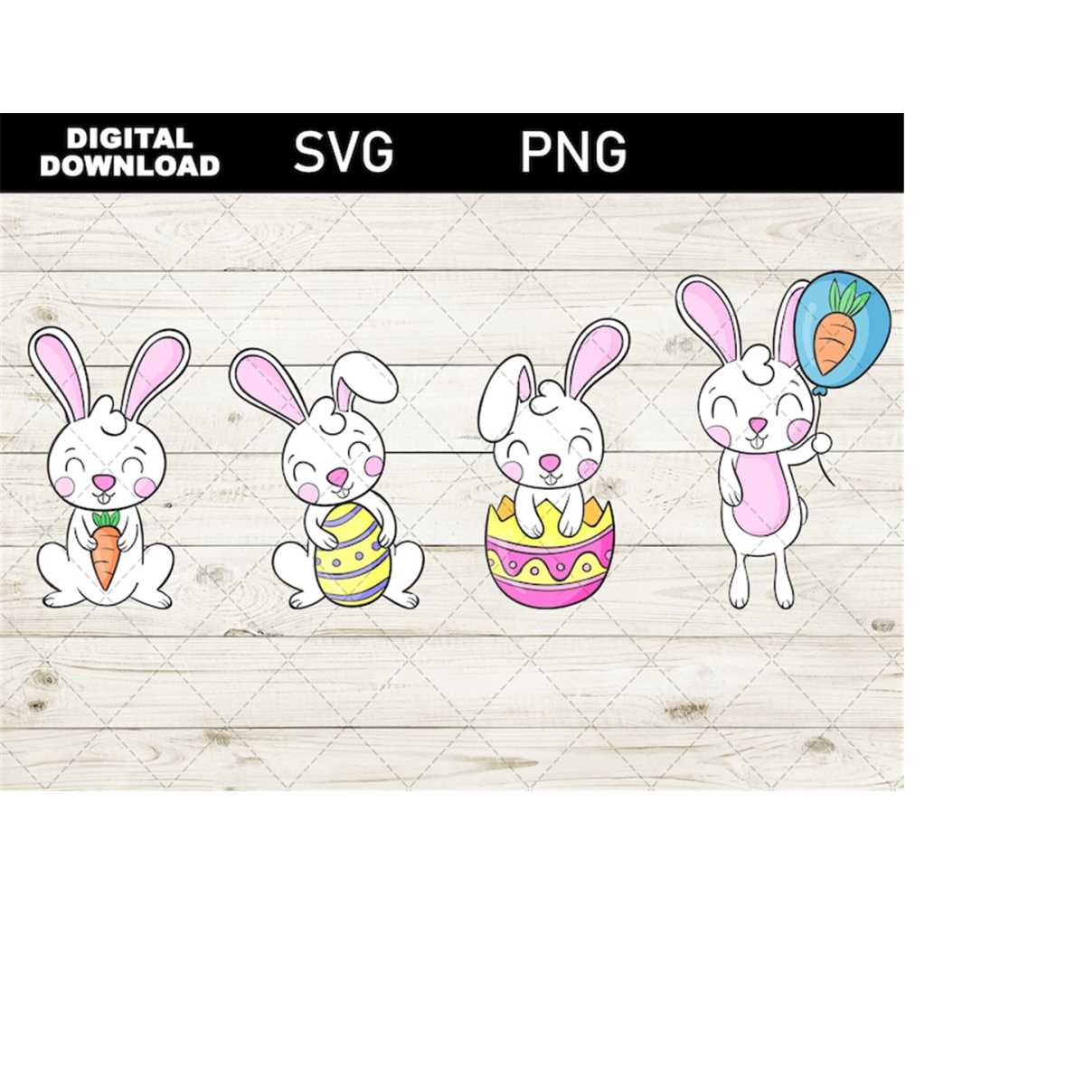 Easter rabbit svg, Bunny in Egg Svg, Easter Clipart, Happy E - Inspire ...