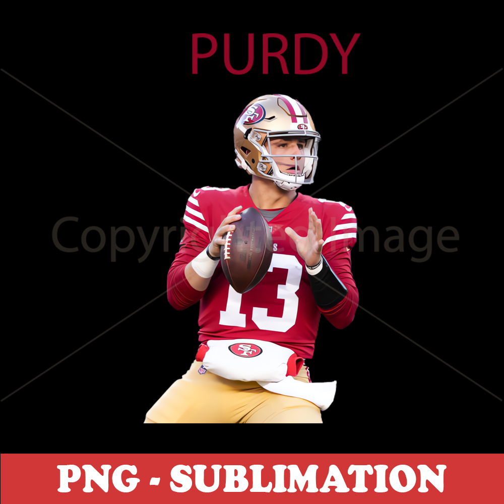Brock Purdy Throwing - High-Quality Sublimation PNG - Perfec | Inspire ...