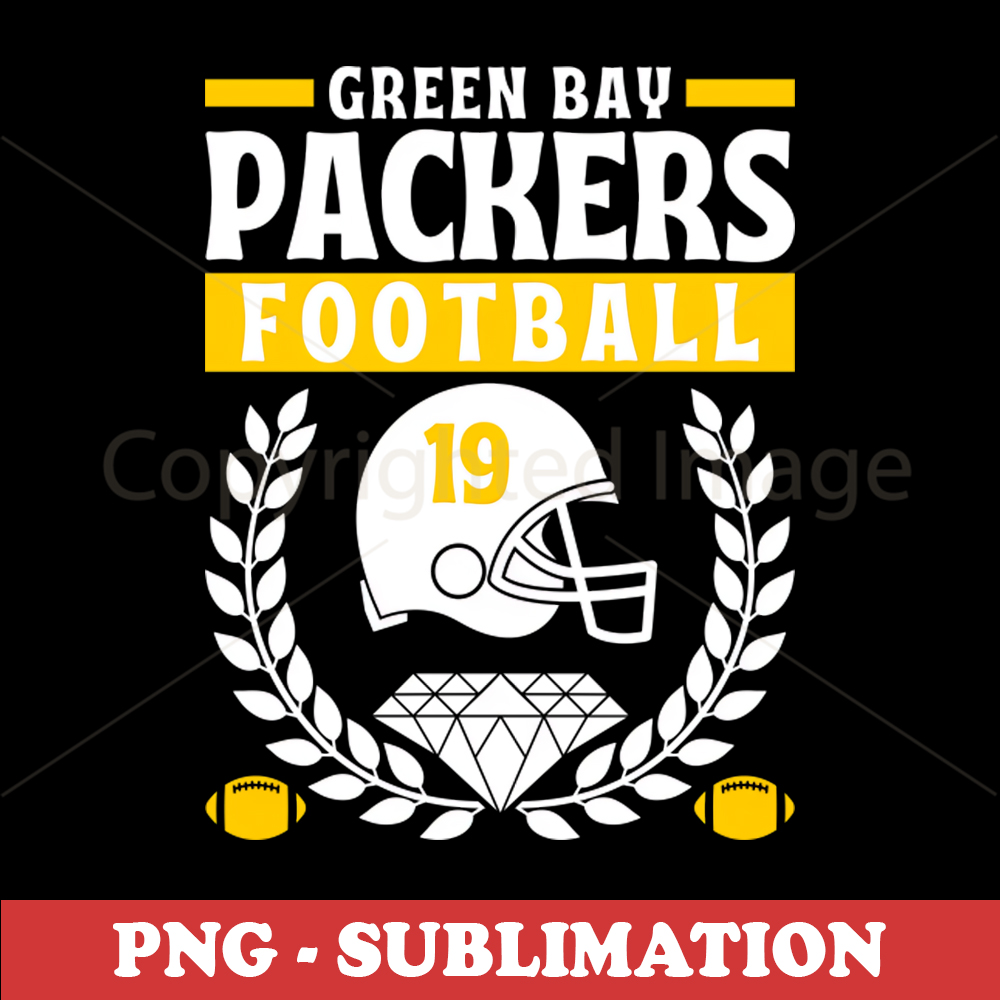 Green Bay Packers 1919 Vintage Football Design - High-Qualit | Inspire ...