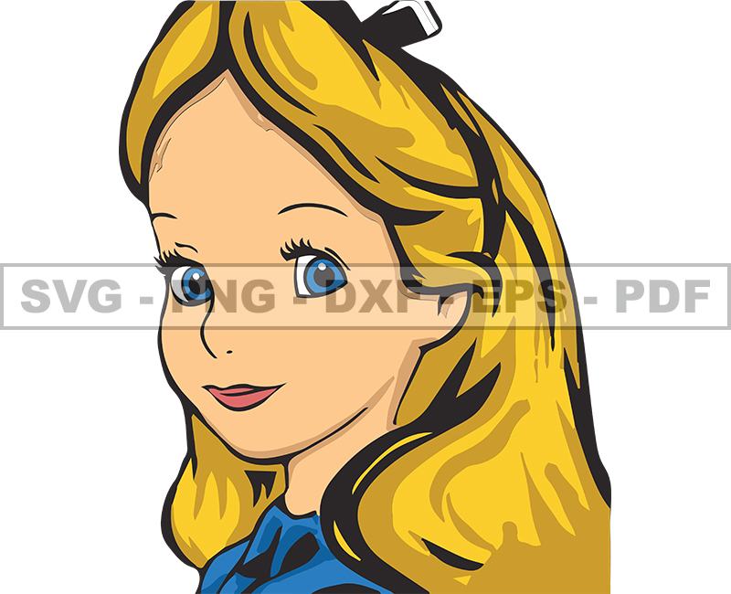 Alice in Wonderland Svg, Alice Svg, Cartoon Customs SVG, EPS | Inspire ...