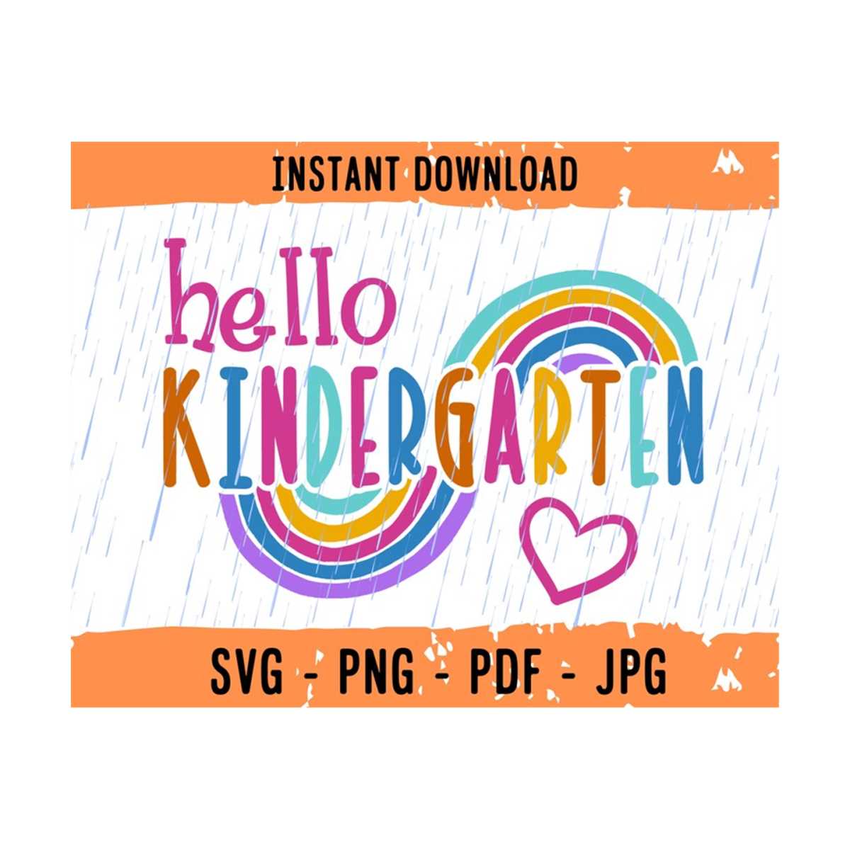 Hello Kindergarten SVG, Teacher Svg, Back To School Svg Pdf | Inspire ...