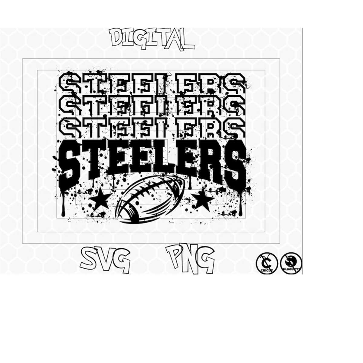 Steelers Football Svg File | Inspire Uplift