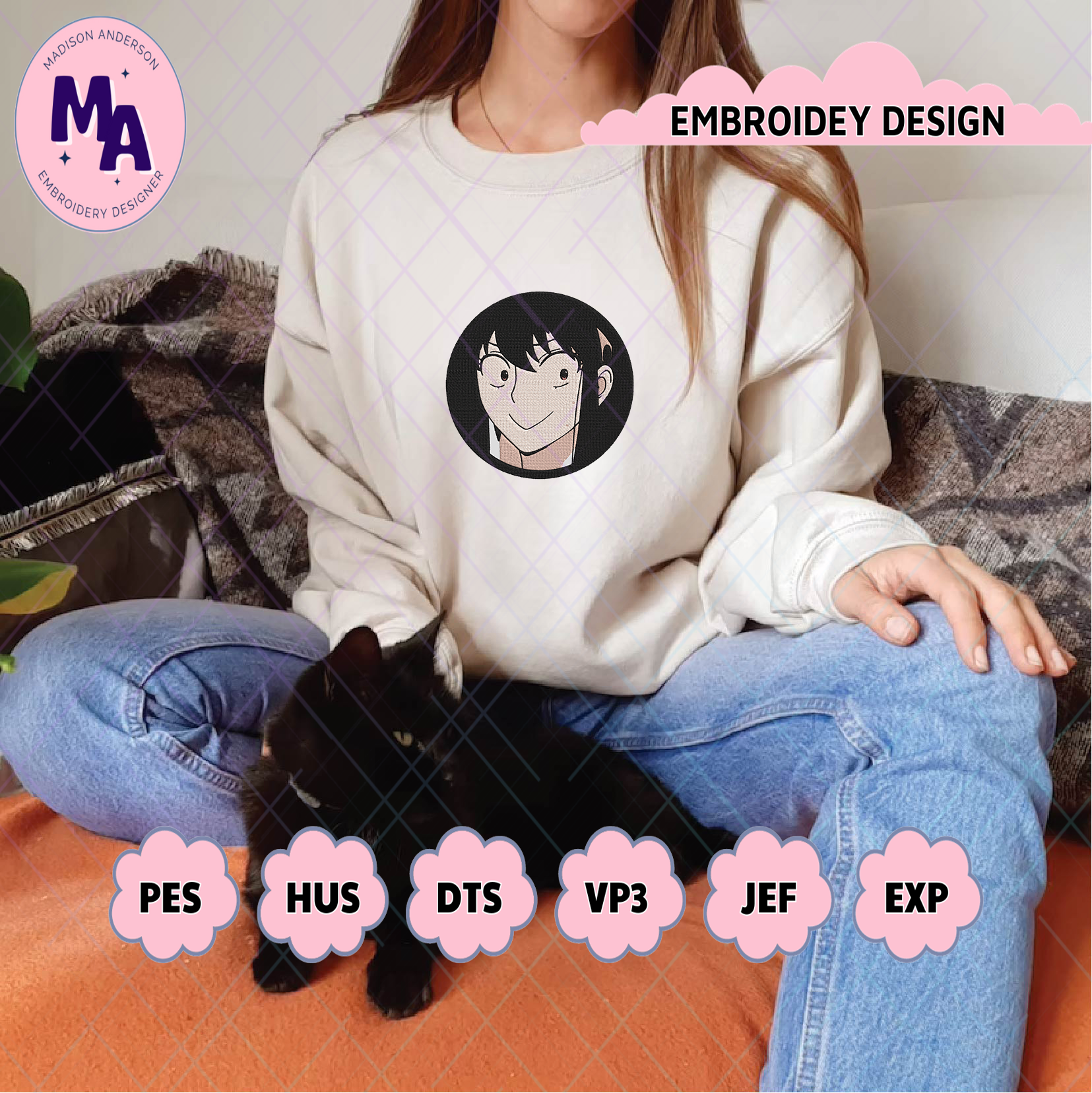 Anime Inspired Embroidery Designs, Machine Embroidery Design | Inspire ...