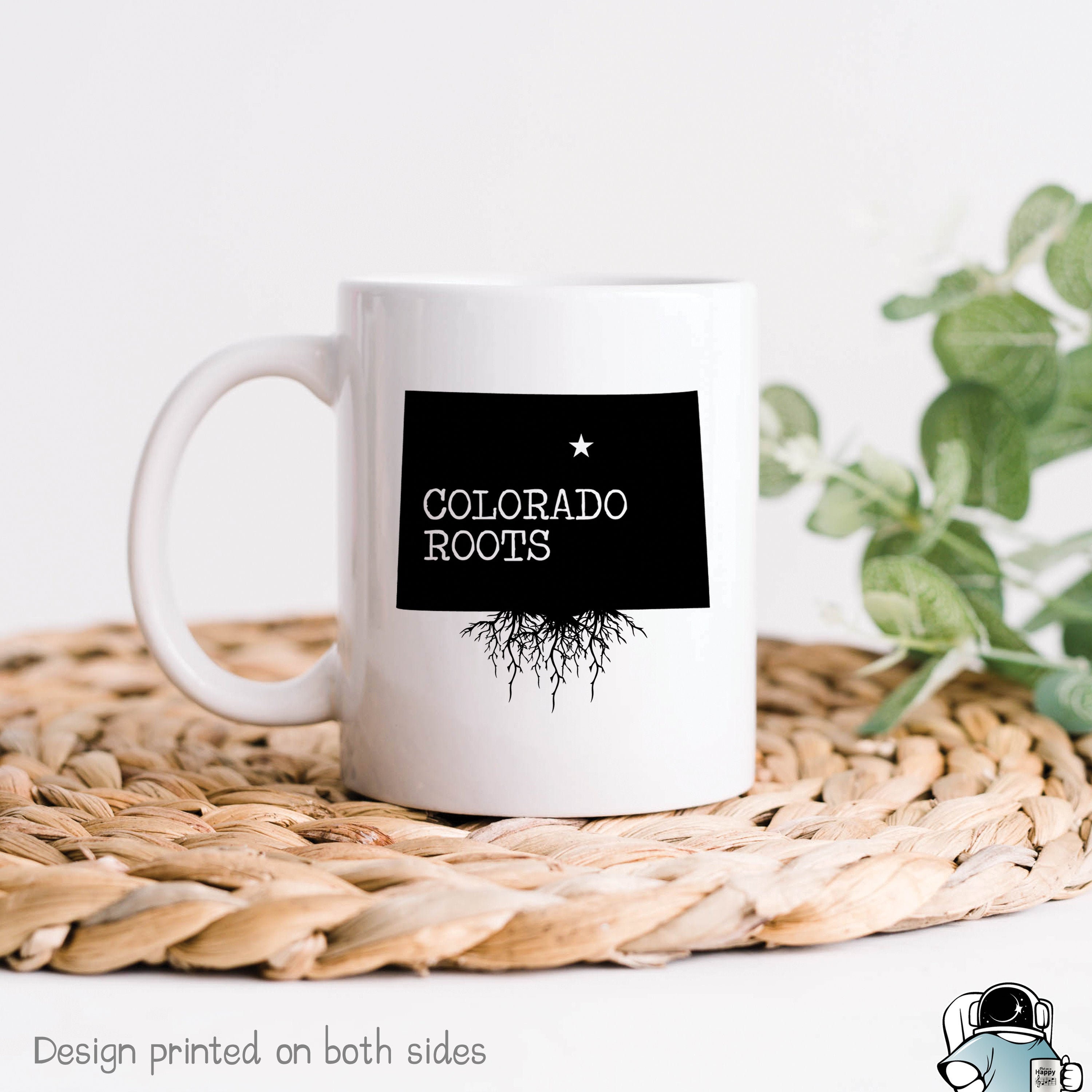 Colorado Roots Coffee Mug, State Map CO Gift | Inspire Uplift