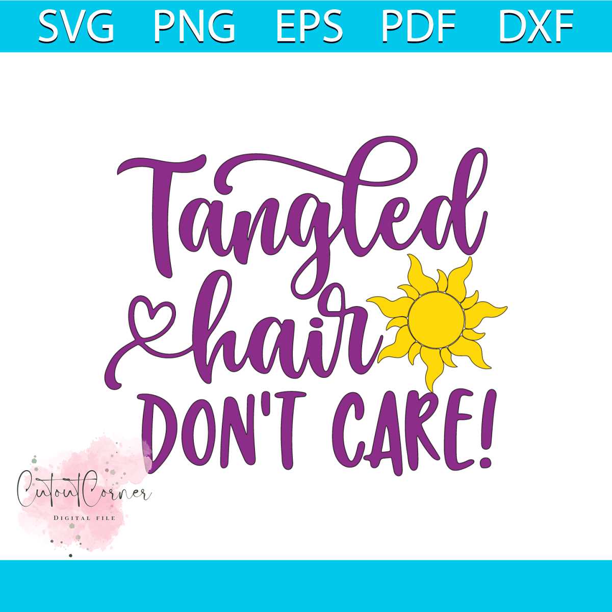 Tangled svgs, cricut files, cricut svg, disneyland svg, shir | Inspire ...