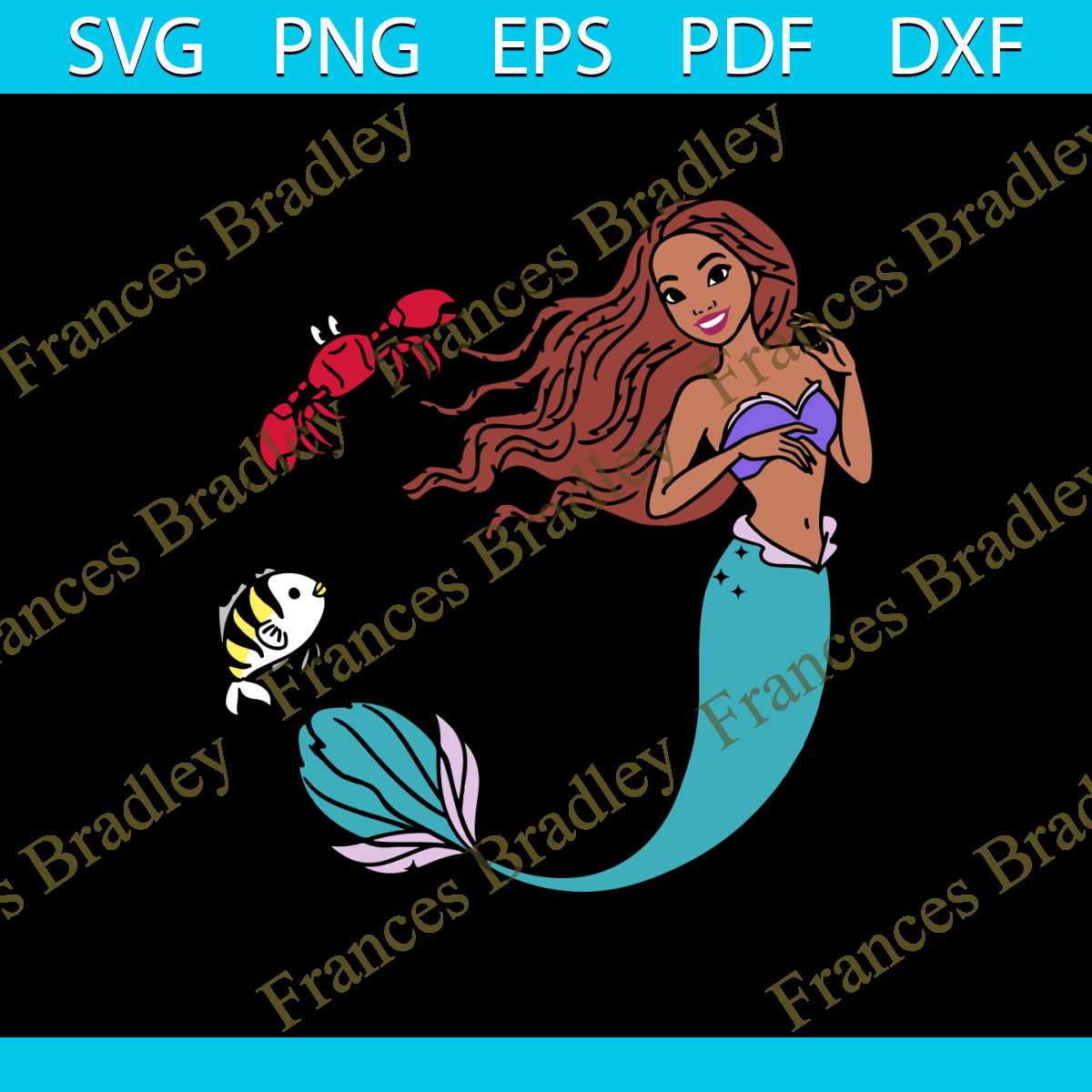 The little mermaid african american , black ariel princess S - Inspire ...