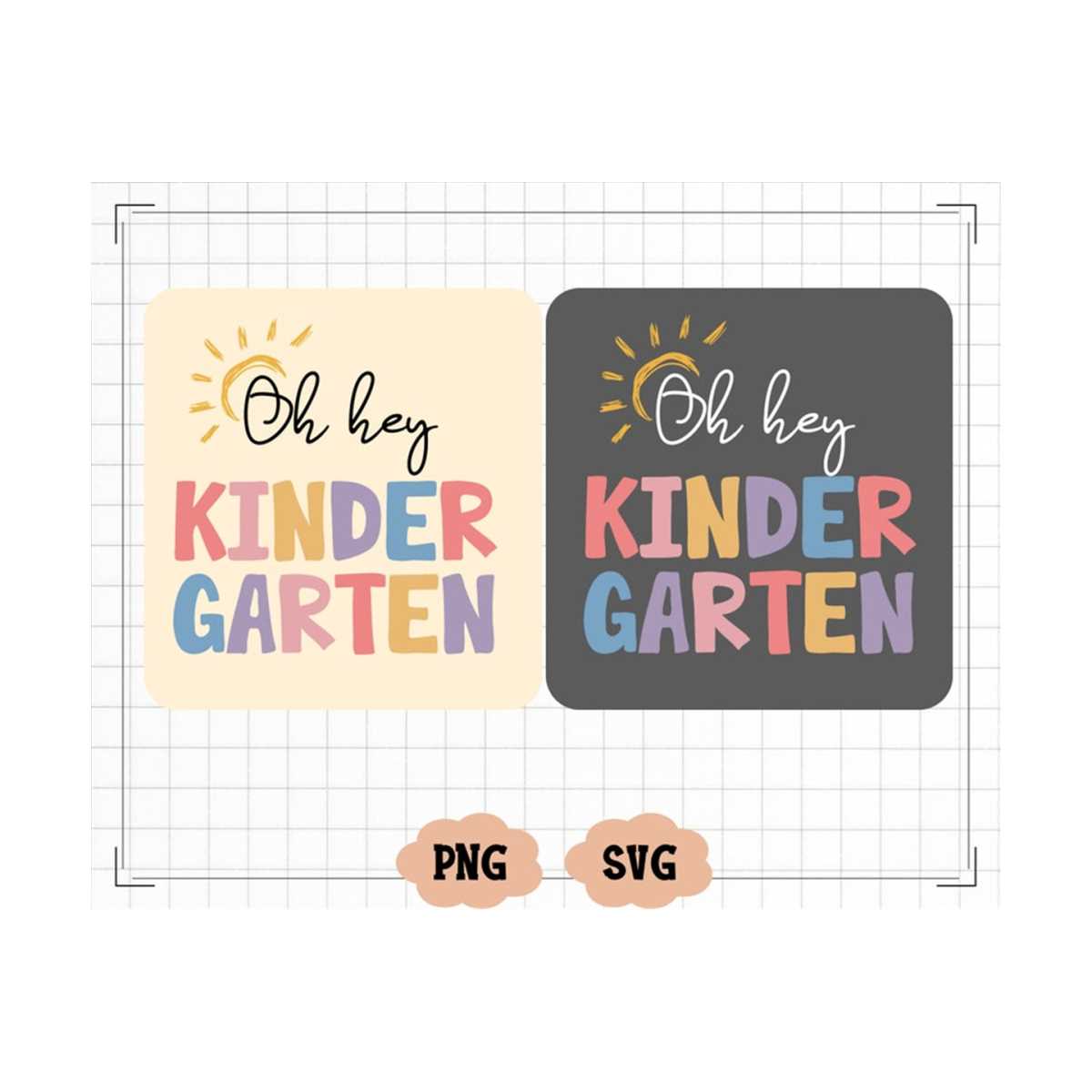 Oh Hey Kindergarten Back To School Svg, Education Svg, First | Inspire ...