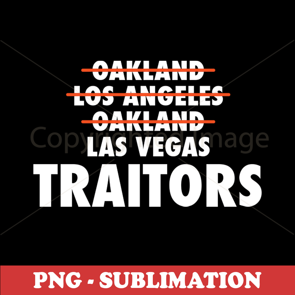Las Vegas Traitors - Raiders Logo - High-Quality PNG Sublima | Inspire ...