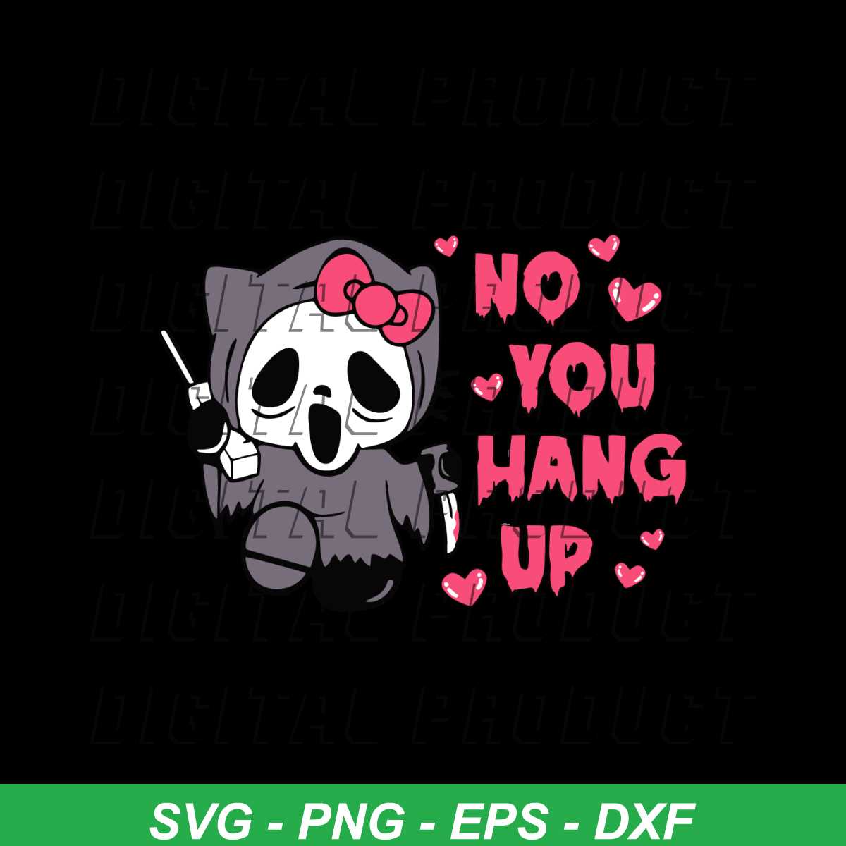 Halloween Killer SVG, Kawaii Kitty Svg, Halloween Svg, Cute | Inspire ...