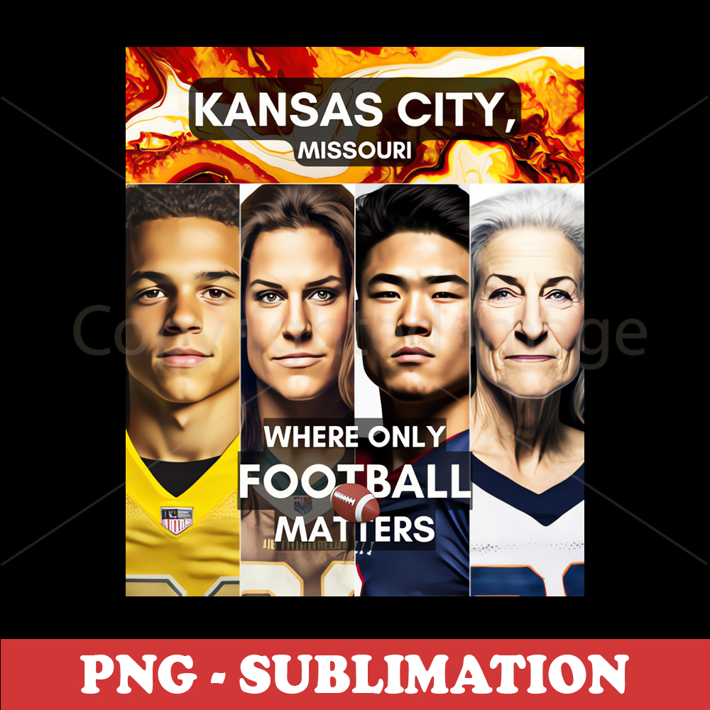 Football Faces - Show Your Team Spirit - Kansas City Footbal | Inspire ...