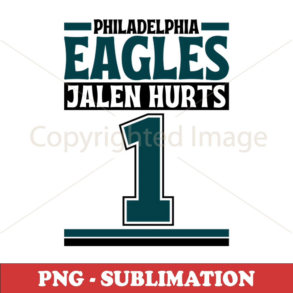 Philadelphia Eagles Jalen Hurts Sublimation PNG - Exclusive | Inspire Uplift