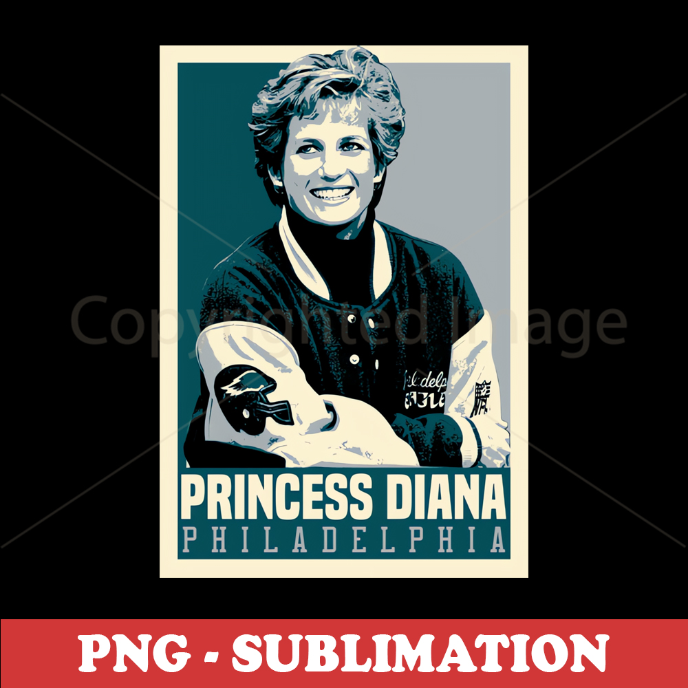Princess Diana - Philadelphia Eagles Sublimation Digital Dow - Inspire ...