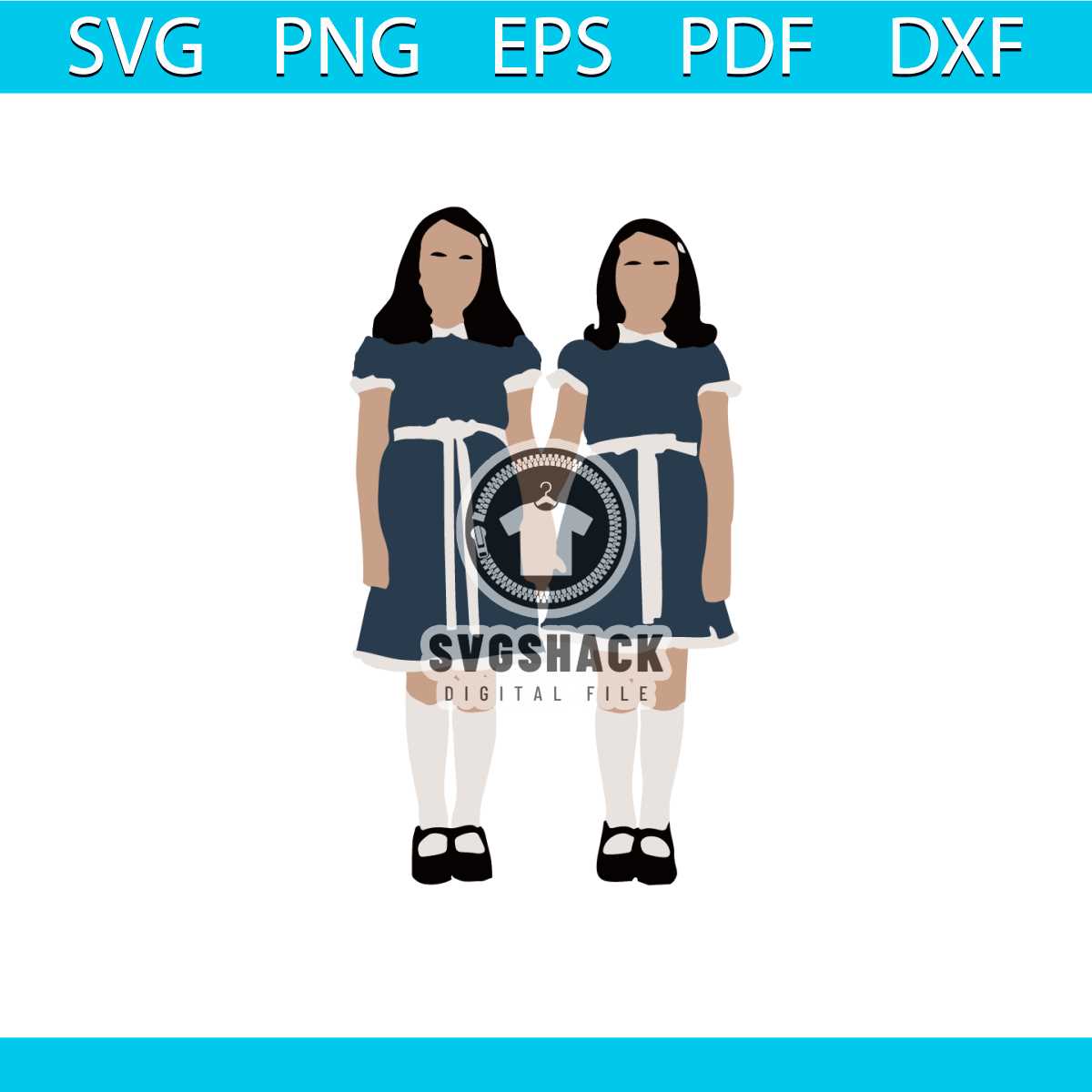 The Shining Twins SVG & PNG | Inspire Uplift