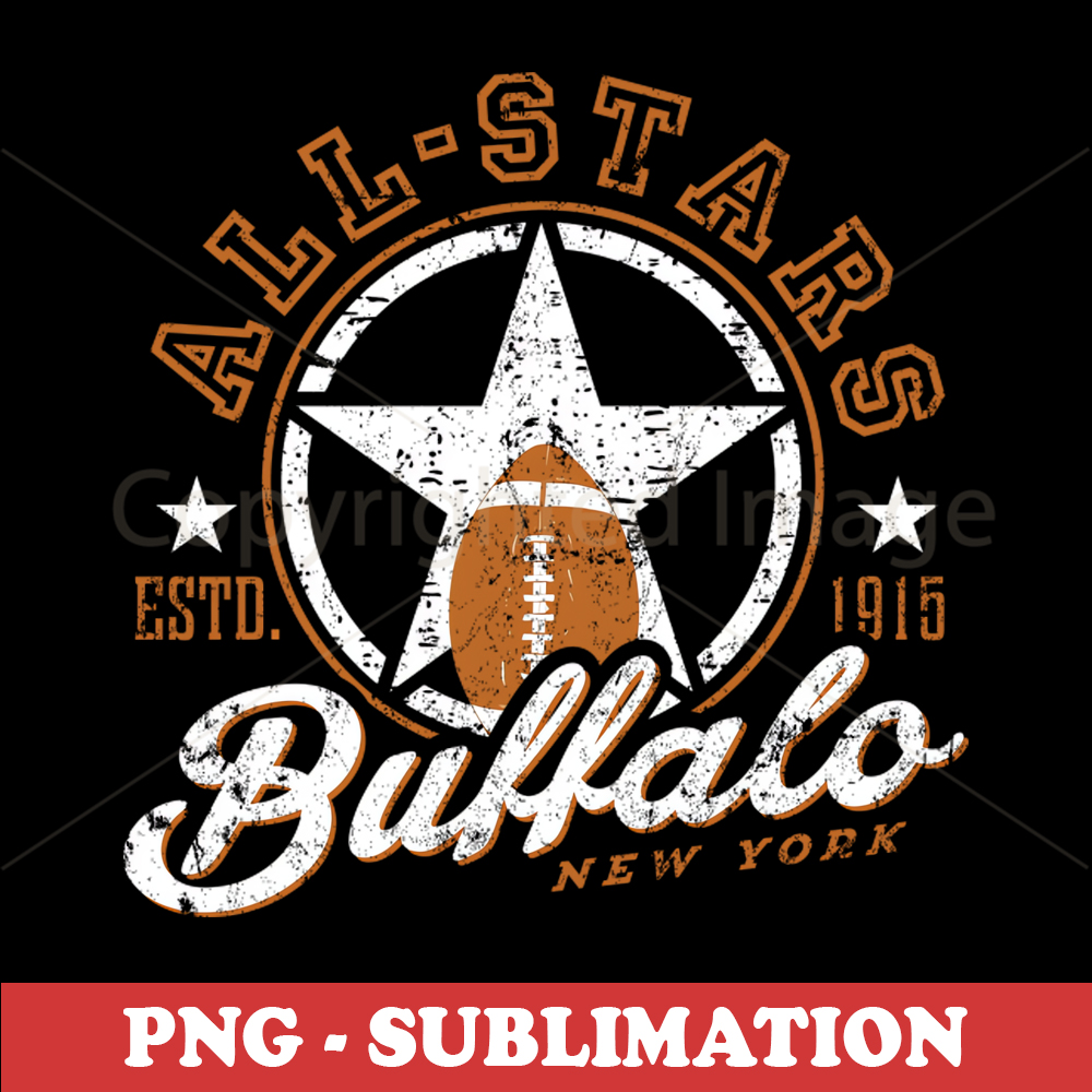 Buffalo All-Stars Football - High-Quality Sublimation PNG - - Inspire ...