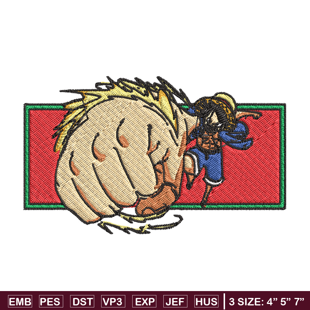 Luffy embroidery design, One piece embroidery, Anime design, | Inspire ...