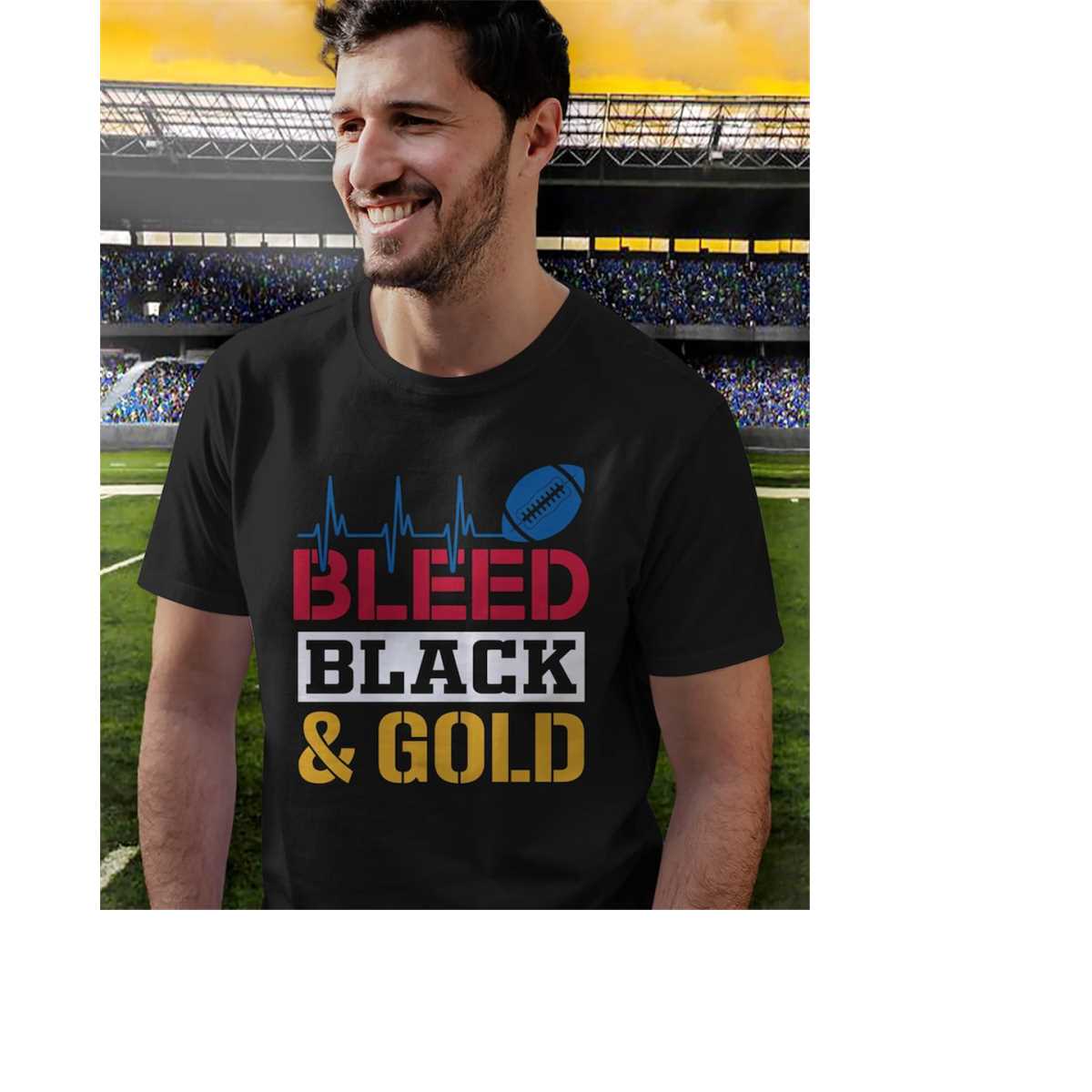 I BLEED Black and Gold SVG, Steelers svg, Steelers Bleed png - Inspire ...
