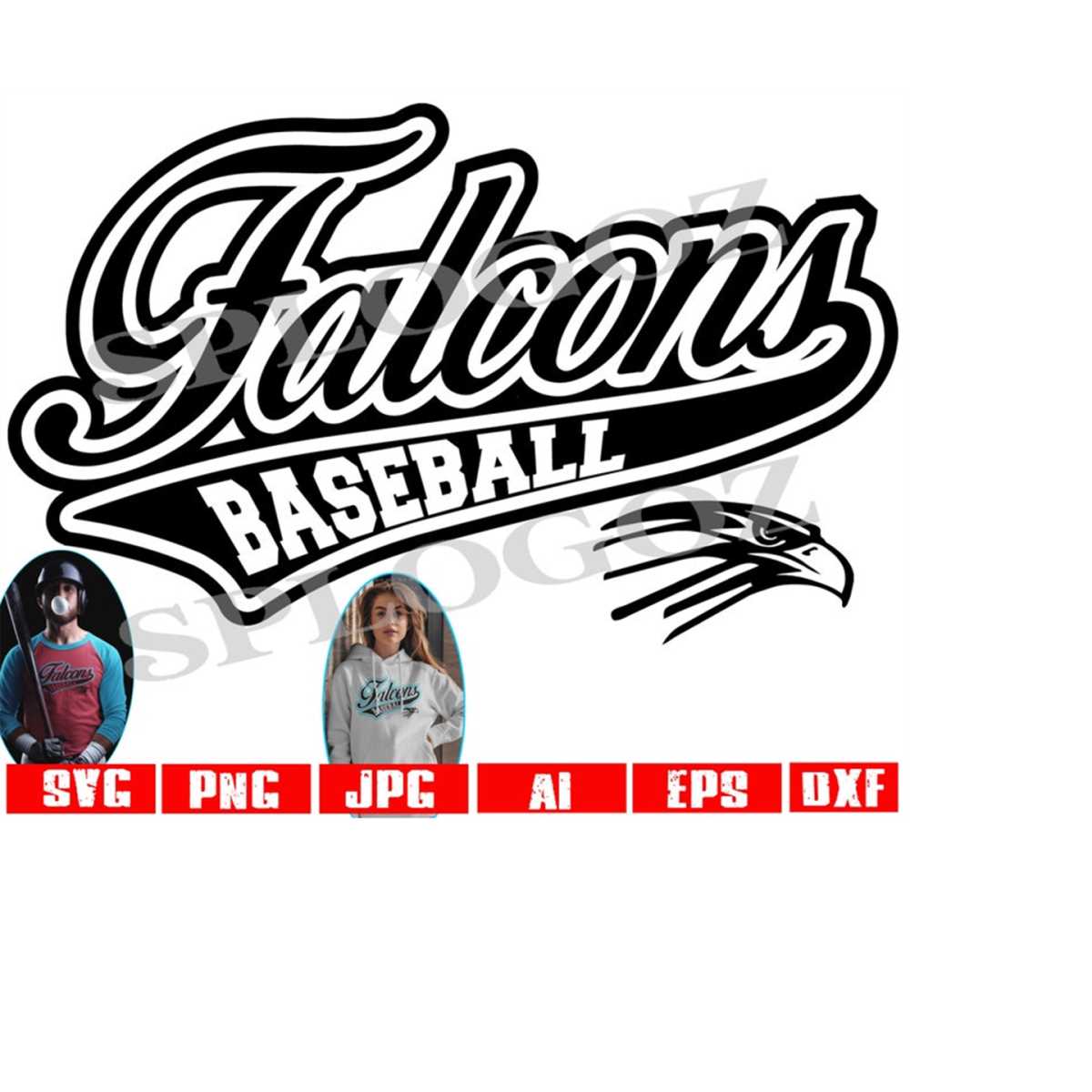 Falcons baseball svg, Falcon baseball svg, Falcon svg, Falco | Inspire ...