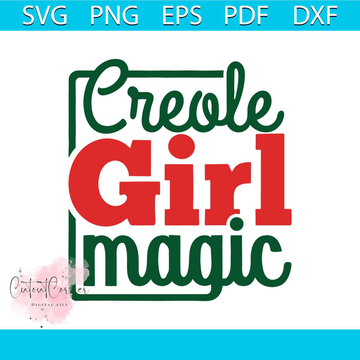 Creole Girl Magic SVG Cut File, Girl Magic Svg, Creole Girl | Inspire ...