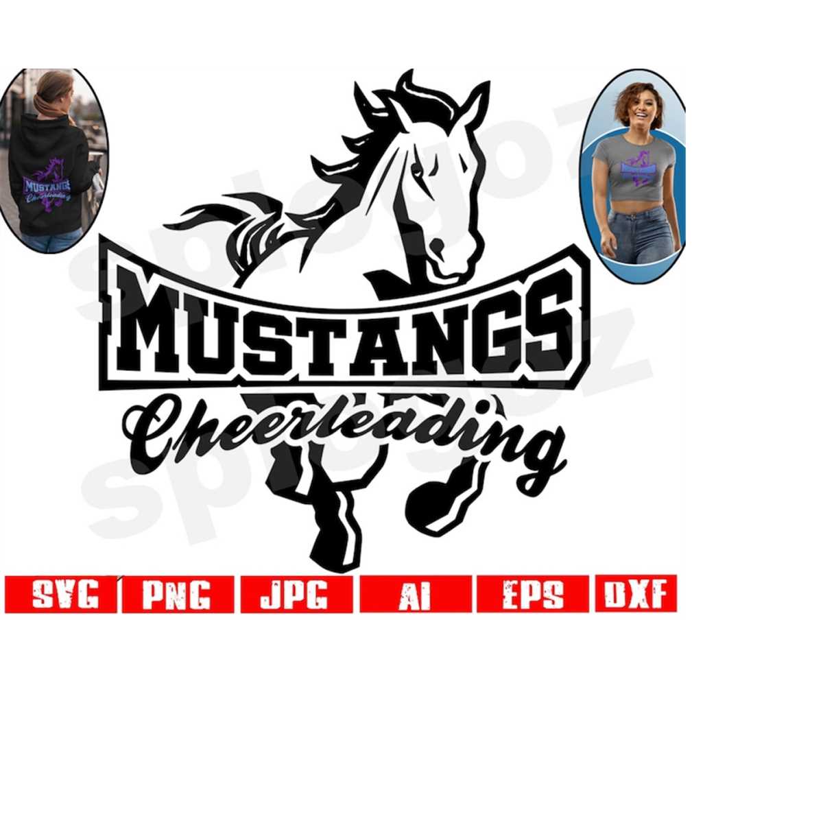 Mustangs cheerleading svg Mustang cheerleading svg Mustangs | Inspire ...
