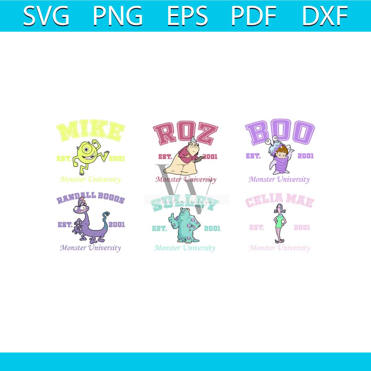 Retro Monsters Svg, Family Vacation Svg, Monsters Company Sv | Inspire ...