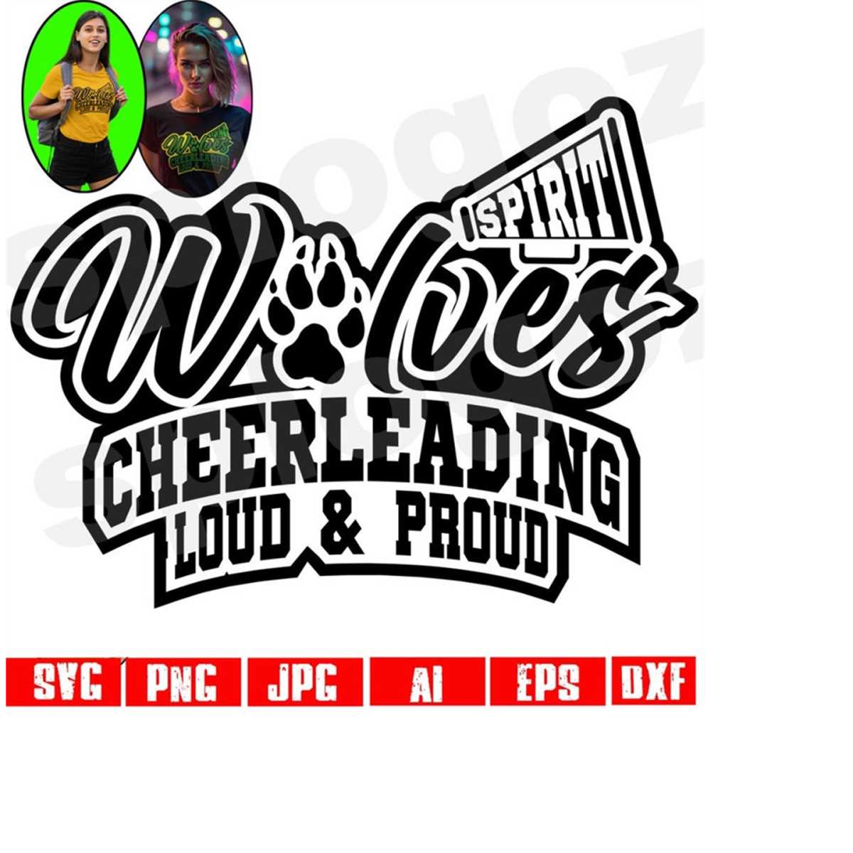Wolves cheerleading svg for digital download Wolves cheer cl | Inspire ...