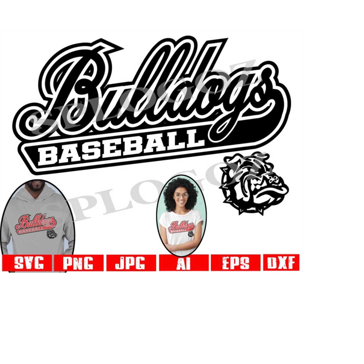 Bulldogs baseball svg, Bulldog baseball svg, Bulldog svg, Bu | Inspire ...