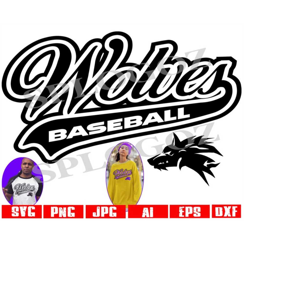 Wolves baseball svg, Wolves svg file, Wolf baseball svg, Wol - Inspire ...