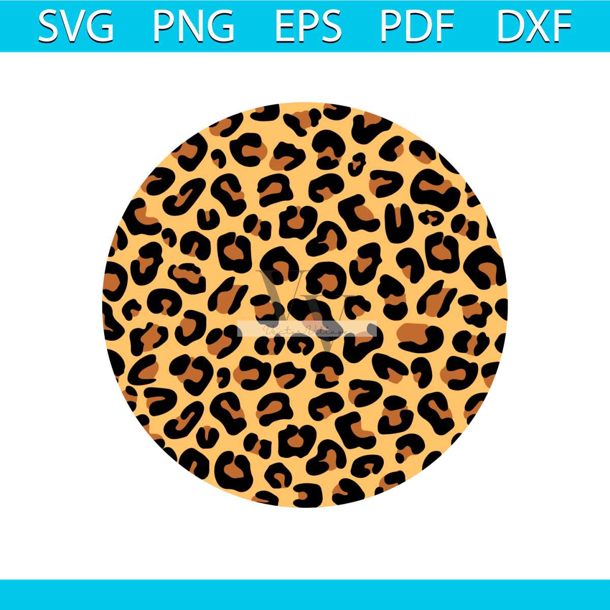 Leopard Circle Svg, Leopard Print Svg, Leopard Circle Monogr | Inspire ...
