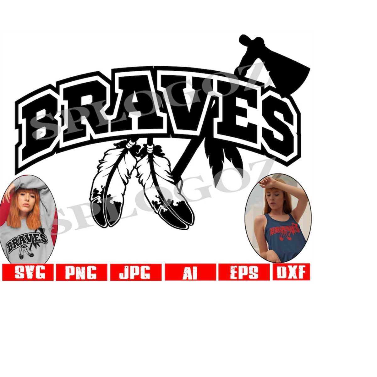 Braves svg, Brave svg, Braves mascot svg, Braves mascot png, - Inspire ...
