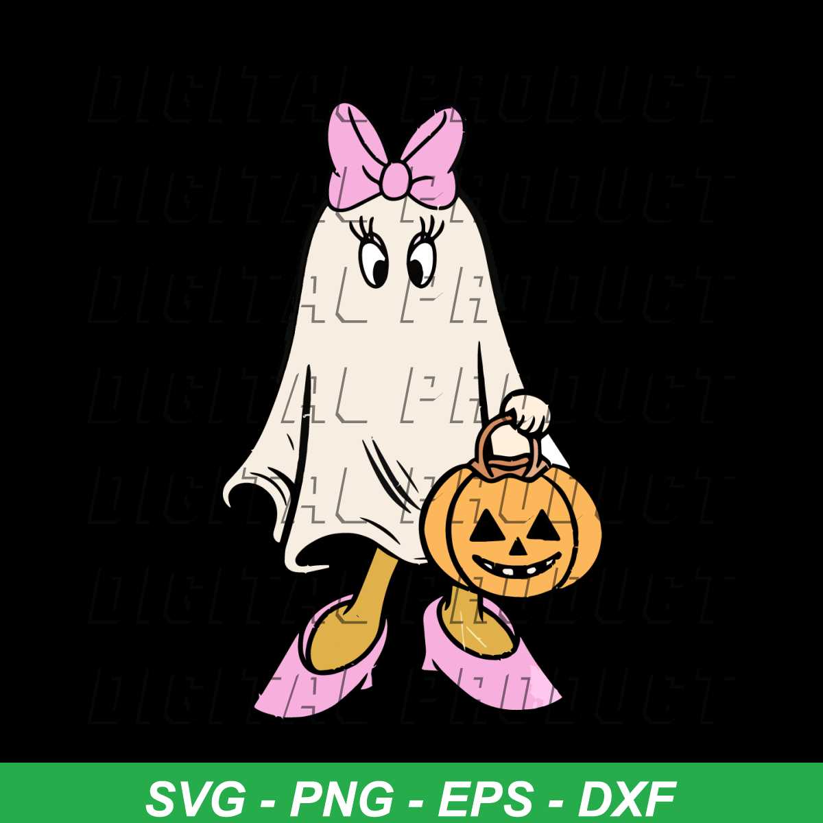 Daisy Ghost Halloween Svg Png, Retro Daisy, Spooky Season Sv | Inspire ...