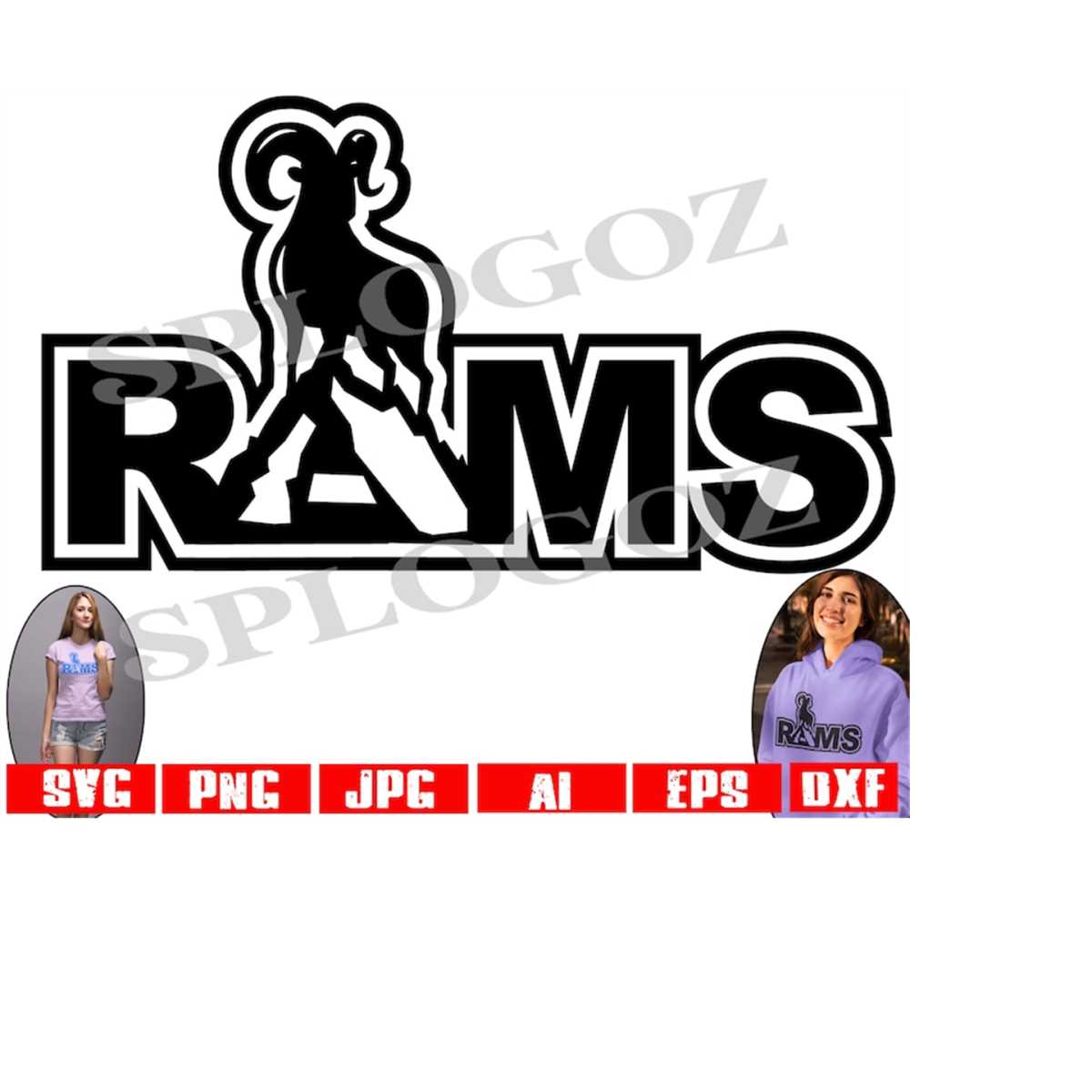 Rams svg, Ram svg, Rams mascot svg, Rams png, Ram png Digit | Inspire ...